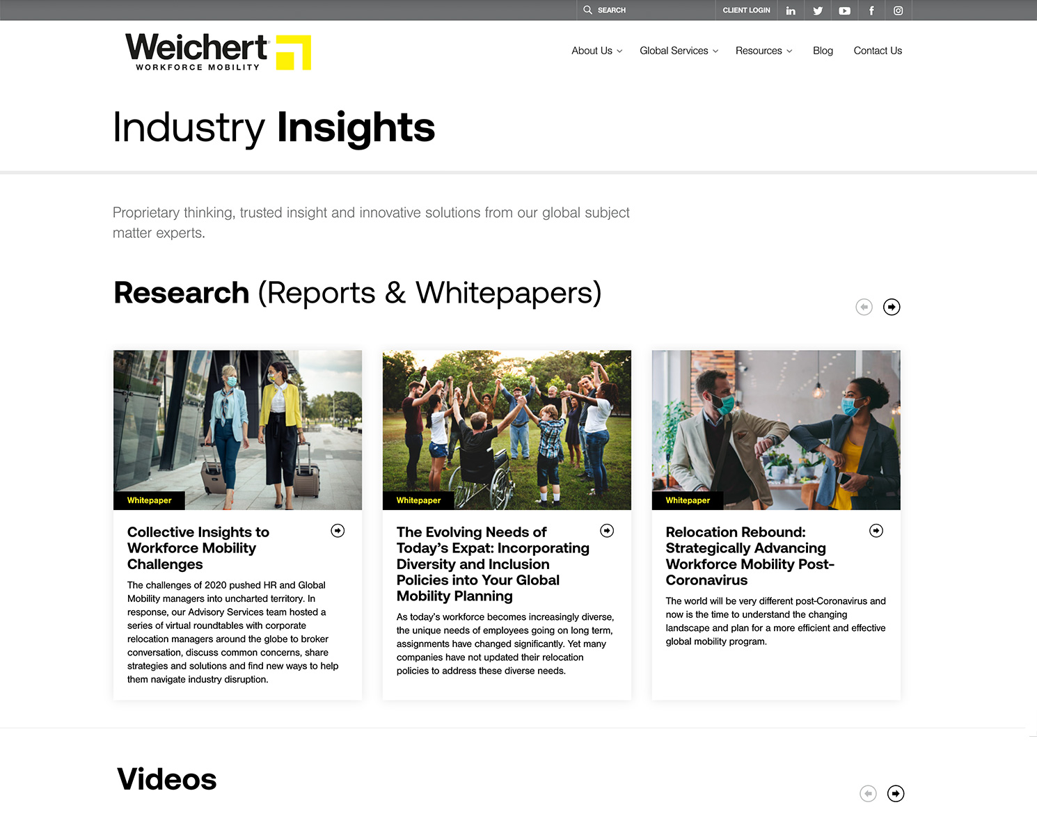 Website & Videography for Weichert | Jackrabbit Design